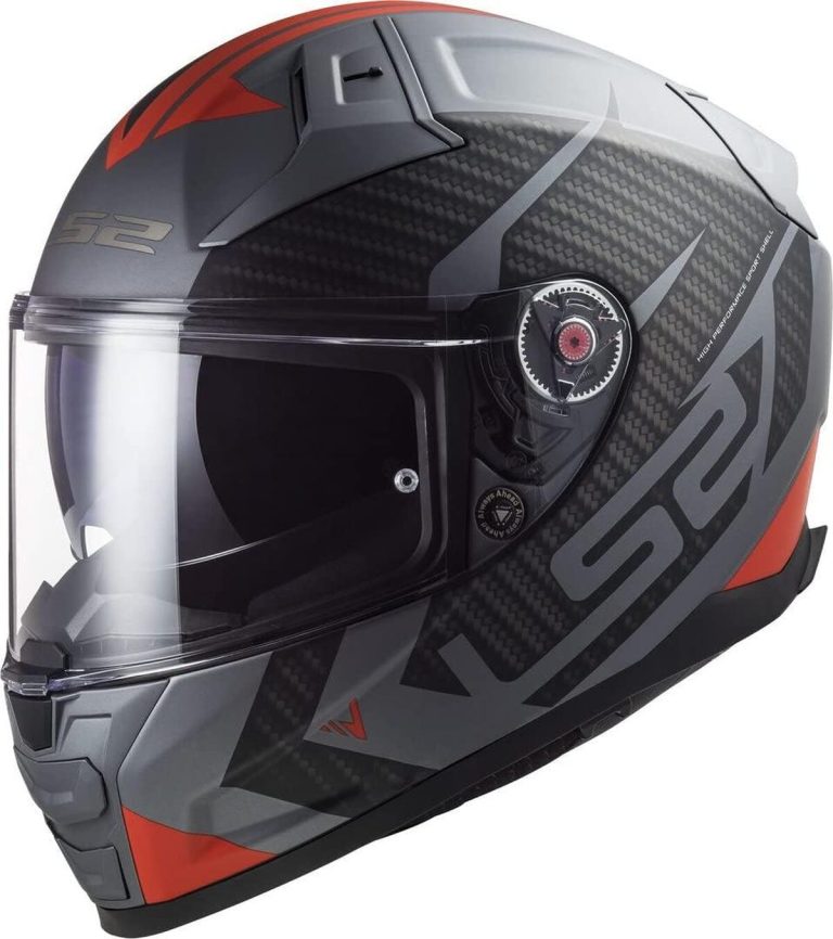 Test du casque moto LS2 Vector II Splitter matt titanium red